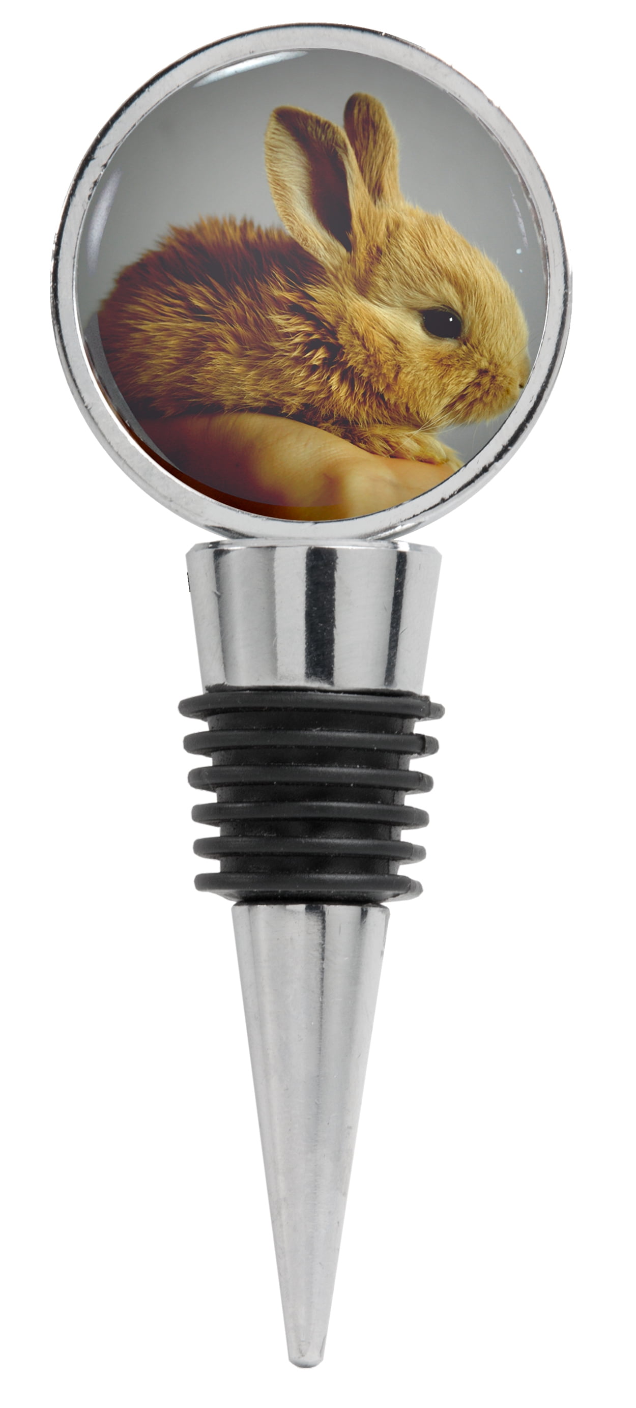 Photograph of a Baby Rabbit Wine Stopper - Walmart.com