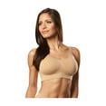 Womens Genie Bra Seamless 3 Pack Neutral Color Comfort Sports Bras