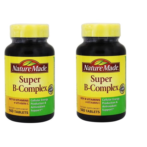 Nature Made Super B Complex Tablets, 140 Count-2 Pack - Walmart.ca