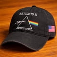 OQRKI Side of the Moon Commemorative Cap,Lunar Mission Hat for Men,2026 ...