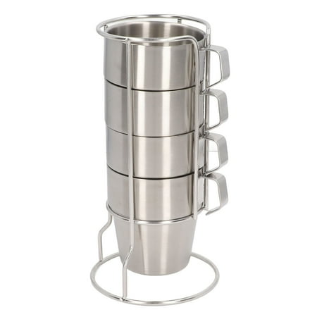 Stackable Camping Cup Setof,Stainless Steel Camping Cup Stainless Steel ...