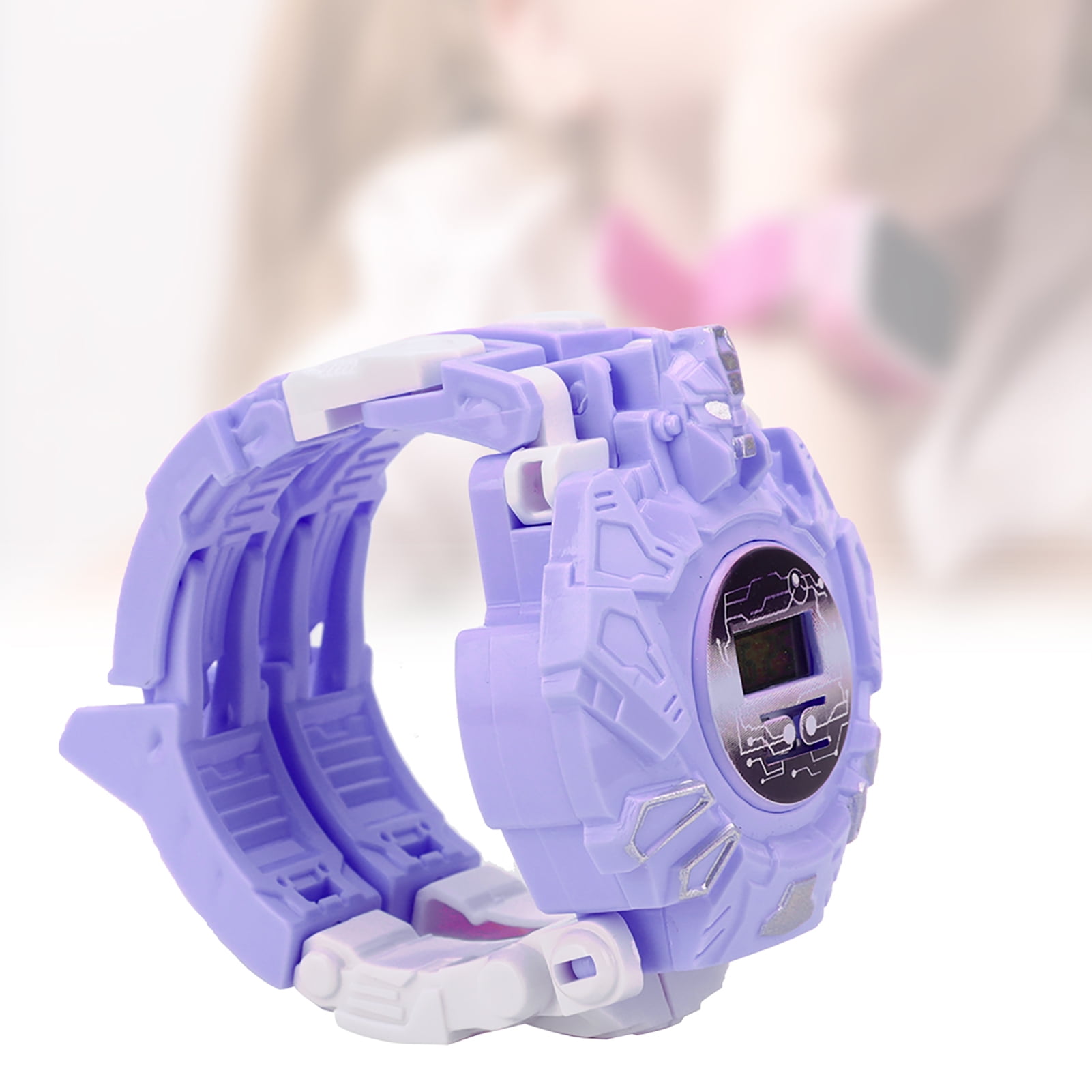 Reloj deformado, reloj de transformación de robot electrónico deformado ...
