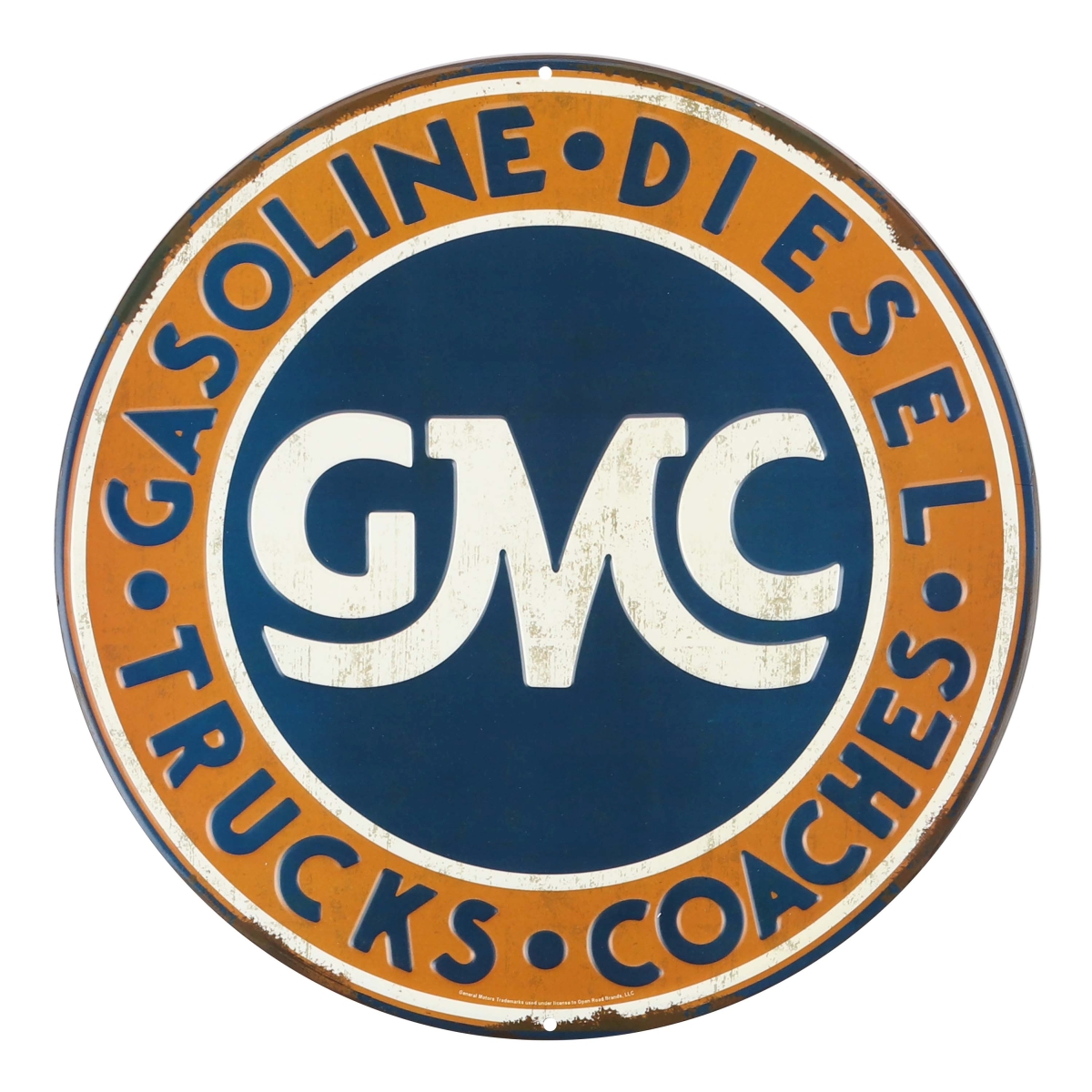 GMC Embossed Tin Sign - Walmart.com