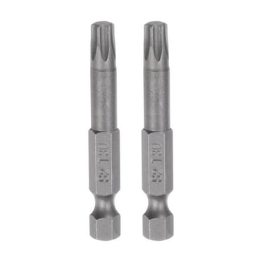 Uxcell S1 Magnetic Square Screwdriver Bit 1/4" Hex Shank 2" Length ...