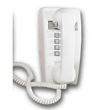 Cortelco 2554 Basic Single-Line Wall Telephone with Volume Control in ...
