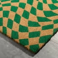 TOWN & COUNTRY TERRA Emmett Groovy Checkerboard Outdoor Door Mat ...