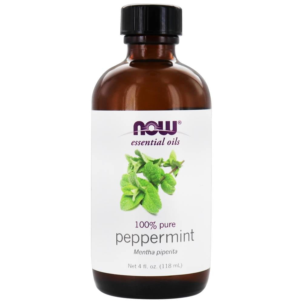 Now, 100% Pure Peppermint Essential Oil, Aromatherapy, 4oz - Walmart ...