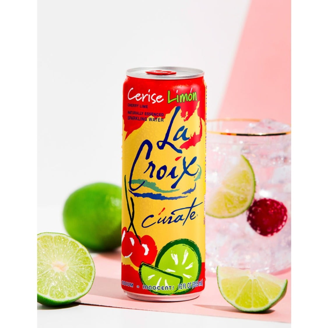Buy LaCroix Sparkling Water Curate, Cerise Limón (Cherry Lime) - 8pk/12 fl Oz Cans Online at ...