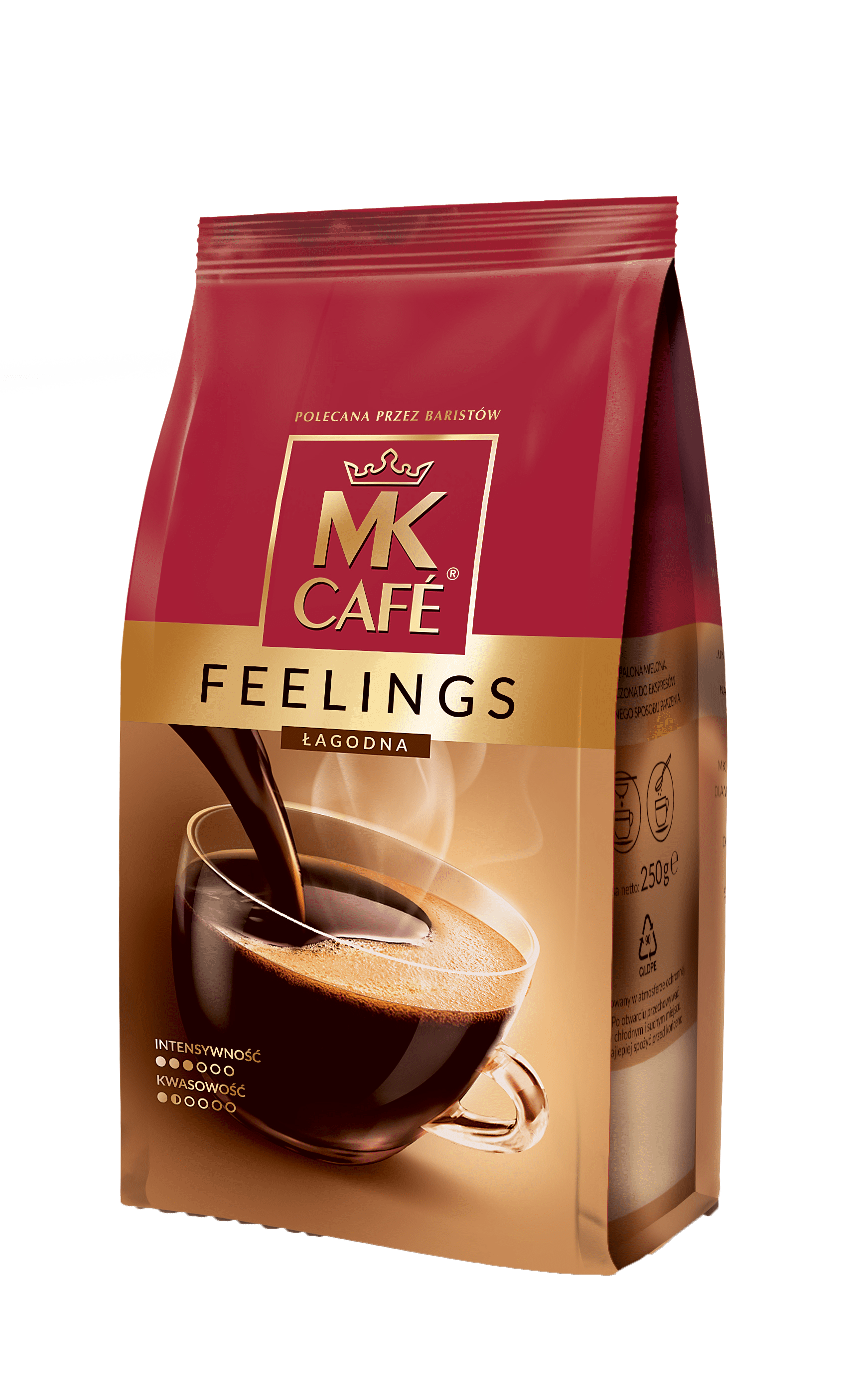 Mk Café Ground Coffee Feelings Lagodna 250g / 8.80oz Bag - Walmart.com