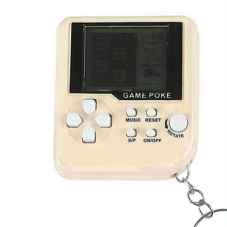 Retro Nostalgic Mini Game Console Keychain Tetris Video Game Handheld ...