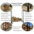 Ashman Log Rack – Firewood Log Rack, Indoor & Outdoor Wood Stack Holder ...