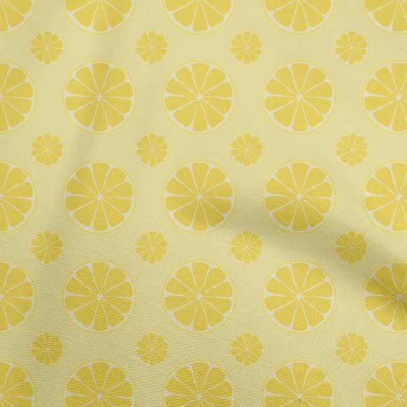 Lemon Print Fabric