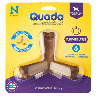 Quado Bones Interactive Bacon AVERAGE JOE Medium 2.8 oz - Walmart.com