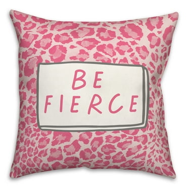 Everything Comfy Leopard Print Decorative Pillow, 16x6 Inch, Dark Brown ...