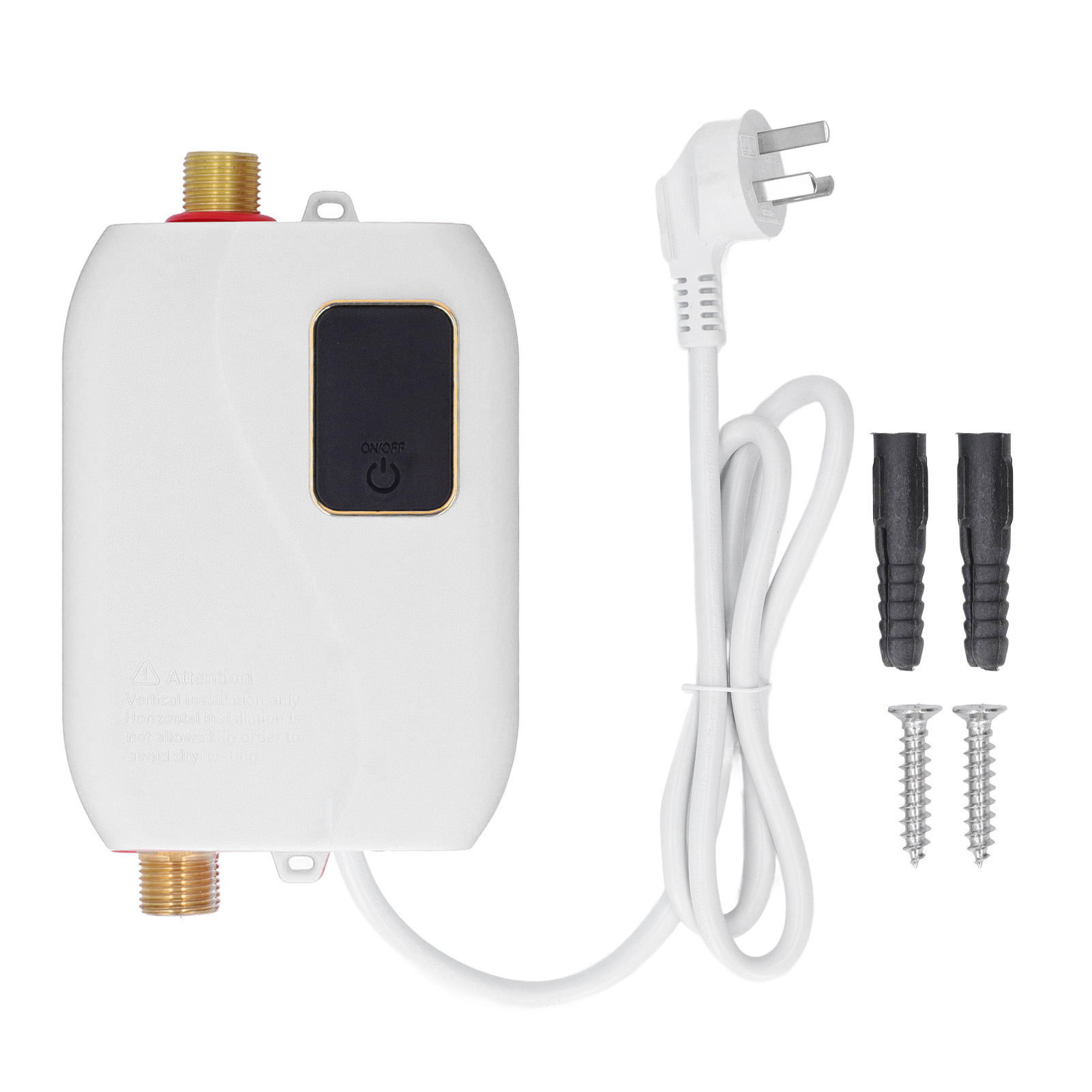 Calentador de agua caliente instantáneo Mini 3500W Calentamiento rápido 50-60Hz Calentador de ...