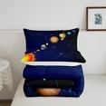 Outer Space Bedding Set, Galaxy Nebula Comforter Set Queen Size, Starry ...