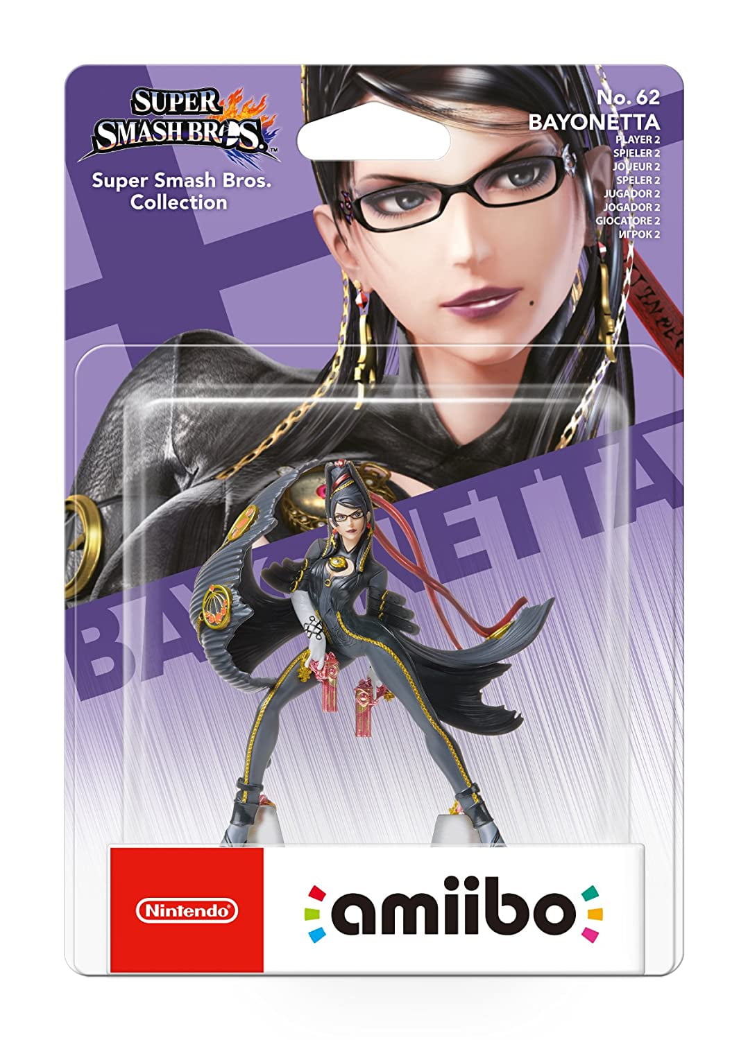 Nintendo Amiibo Figura Bayonetta Player 2 Super Smash Bros Nintendo ...