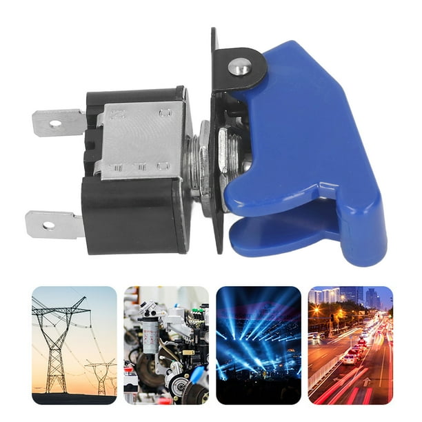 Rocker Toggle Switch, 2 Pin Toggle Switch Blue 25A For Garden Tractors ...