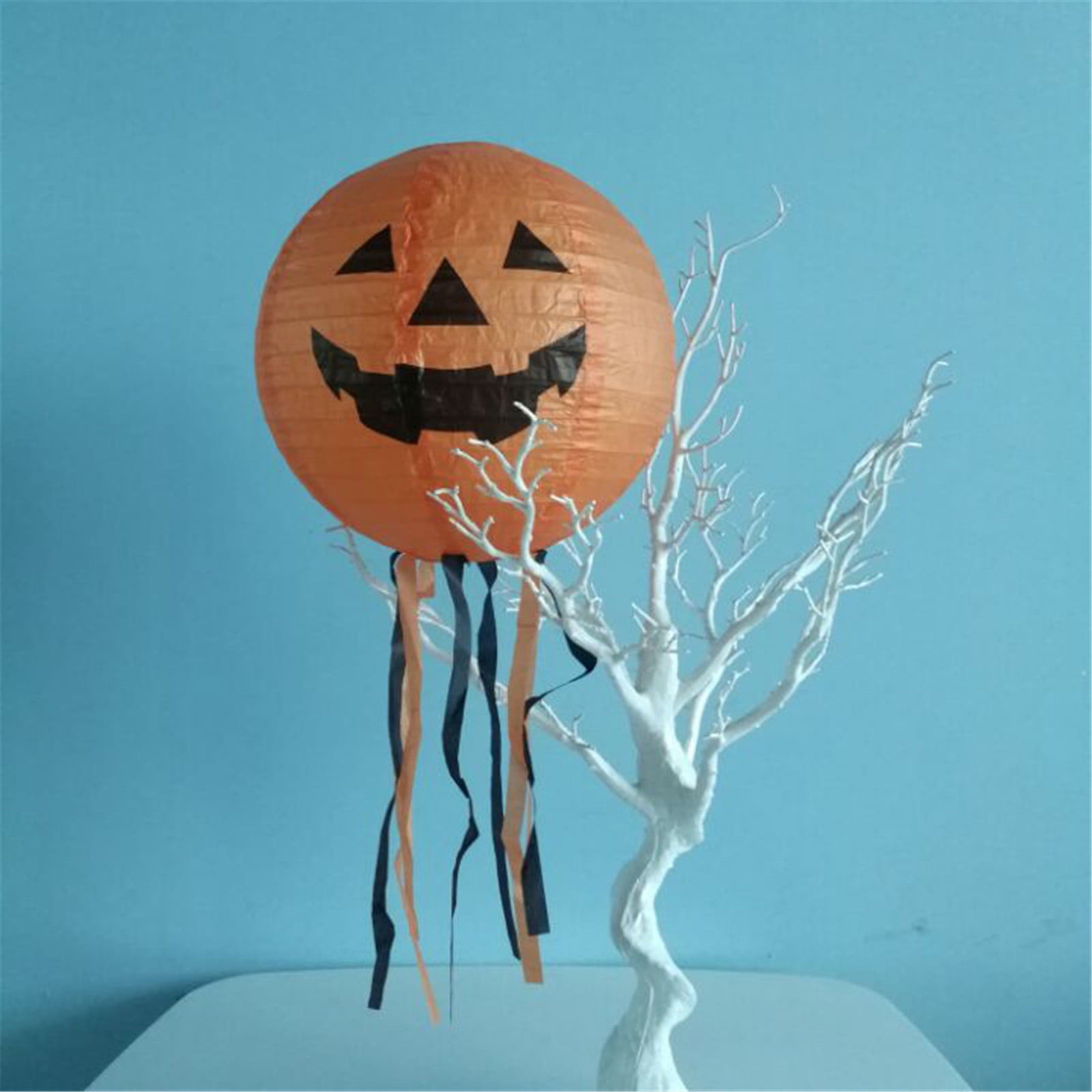 OAVQHLG3B Halloween Paper Lanterns, Hanging Jack-O'-Lantern Spider ...