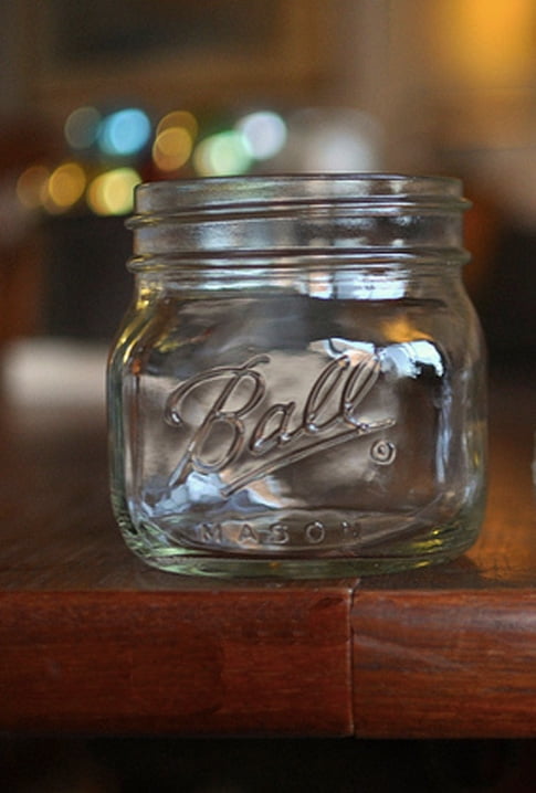 4 Ball Jars Elite Wide Mouth - Pint Jam Jars 3.75in. Tall & 3-5/8in ...