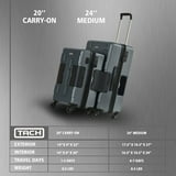 TACH V3 Connectable 2 Piece Hard Shell Spinner Suitcase Luggage Set ...