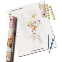 Journey of Something: Paint By Numbers - Pink Haze - DIY Adult Painting ...