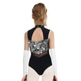 Zaldita Gymnastic Leotard for Girls Sequins Color Block Sleeveless ...