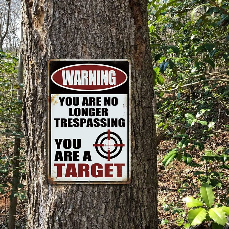 Funny No Hunting Signs
