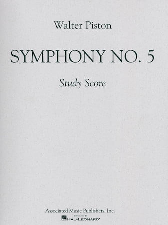 Symphony No. 5 (Walter Piston) Full Score (Sheet Music/Songbook ...