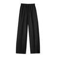 GJSYRH Womens Wide Leg Pants 2025 Flowy Casual Pants Straight Leg ...