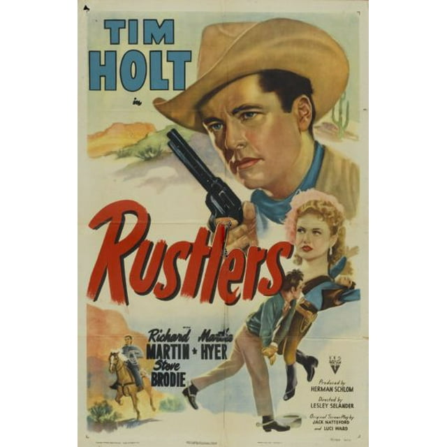 Rustlers Movie Poster 24inx36in Art Poster 24x36 Unframed, Age: Adults ...