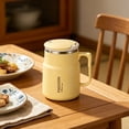 600ml Stainless Steel Insulated Mug with Lid Handle Removable Tea ...