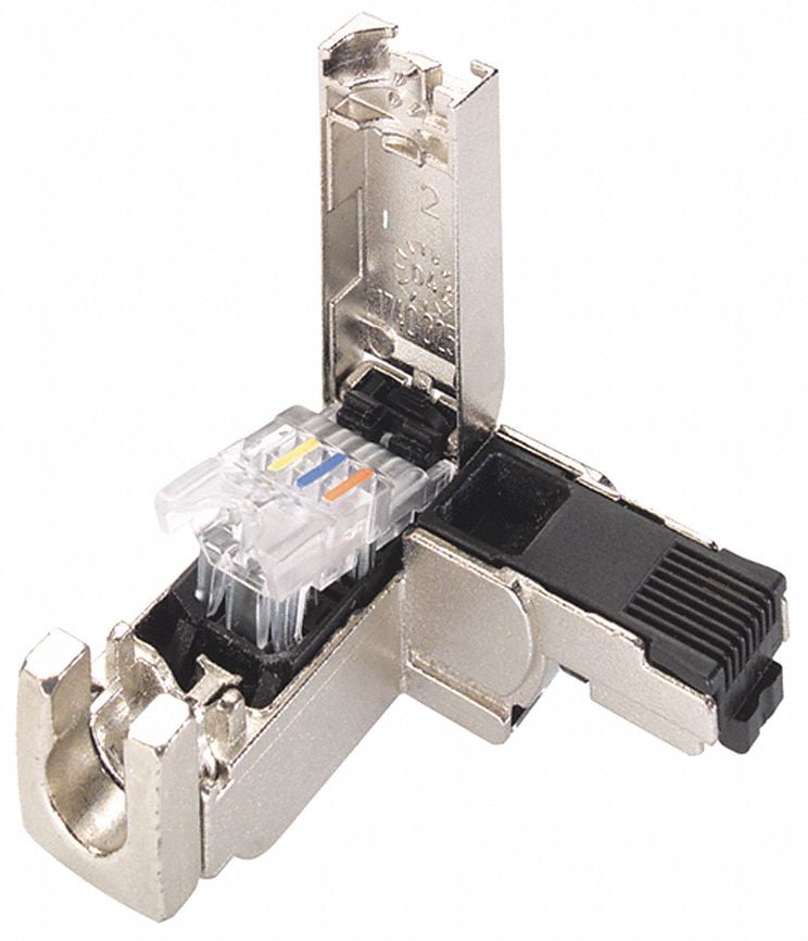 Siemens Connector,RJ45/90 Degree,24AWG 6GK1901-1BB20-2AA0 - Walmart.com