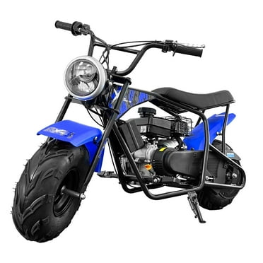 Monster Moto Classic Gas-Powered Mini Bike, Black With Pink And Red ...