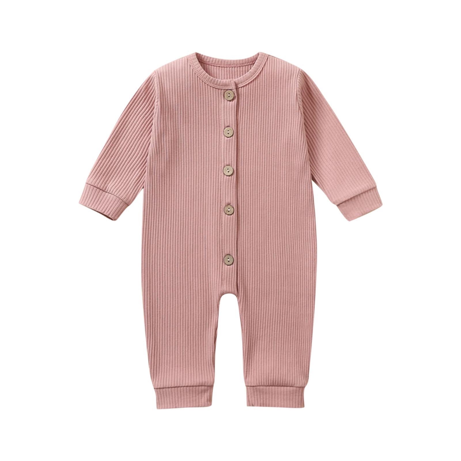 Click here for Uamvsh Newborn Baby Boy Girl Rompers Ribbed Knitte... prices