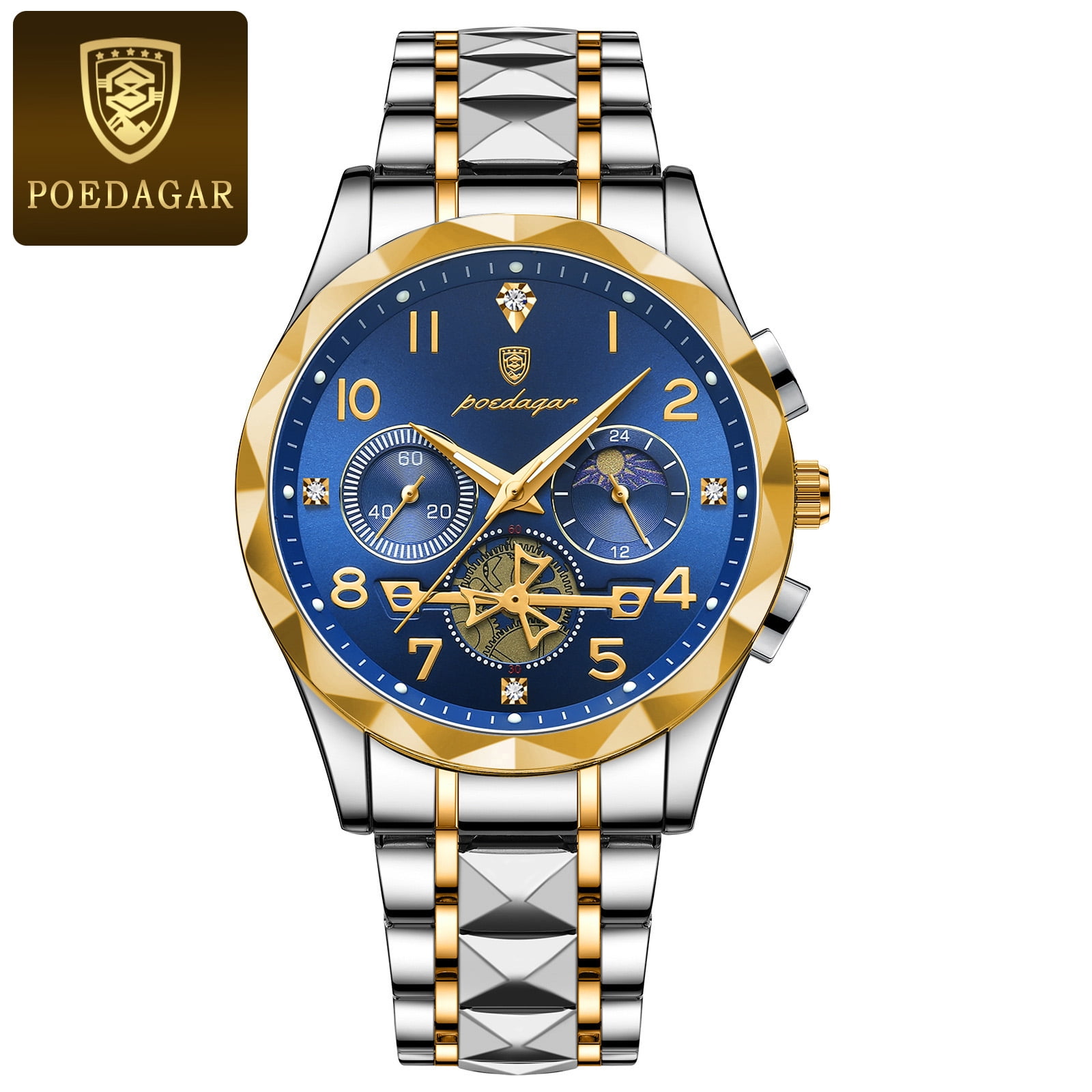 Click here for Poedagar Watch Men Luxury Sports Stainless Steel M... prices