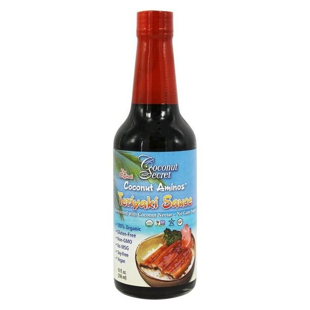 Coconut Secret - Coconut Aminos Teriyaki Sauce & Marinade - 10 fl. oz ...