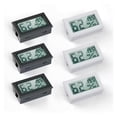 6/4/2pcs Digital LCD Thermometer Hygrometer Indoor Room Mini Electronic ...