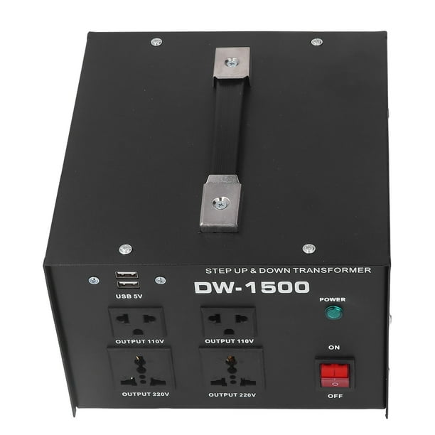 Boost Voltage Converter, Low Frequency 1500W Transformer 110-120V 220 ...