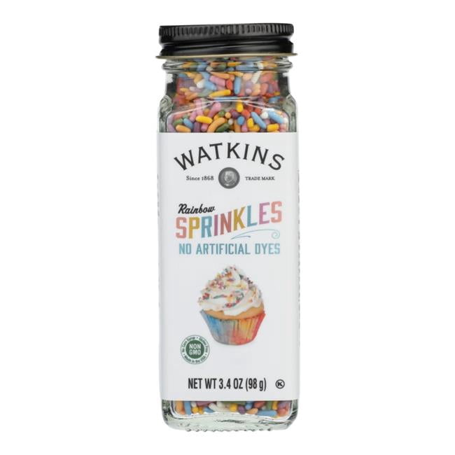 Watkins Gourmet Decorating Sprinkles, Rainbow, 3.4 oz - Walmart.com