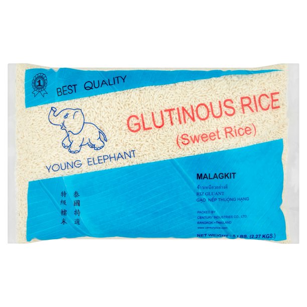 Young Elephant Glutinous Rice, 80 Oz - Walmart.com