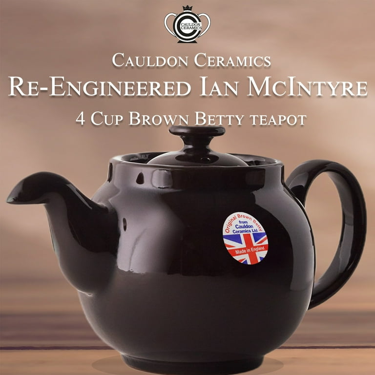 Made In England Black Teapot
