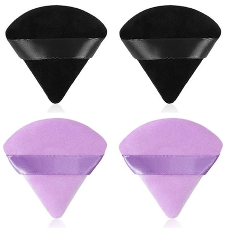 4 Pieces Powder Puffs for Face Powder,Triangle Sponges for Makeup ...