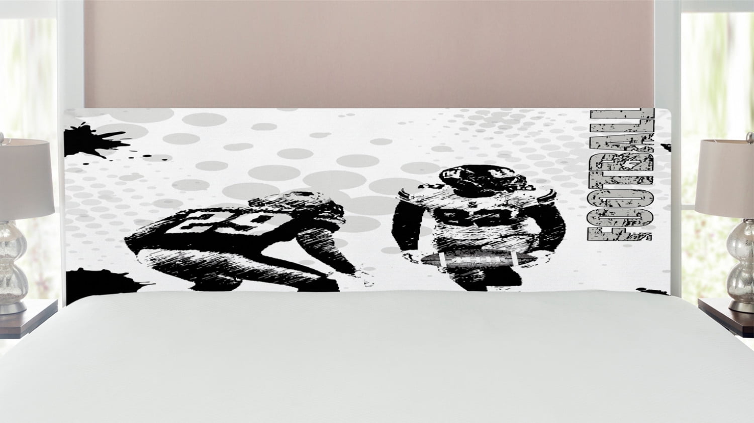 Sports Headboard, Grungy American Football Image International Team ...