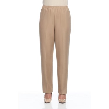 Chic Women's Comfort Collection Scooter Elastic Waist Pants - Walmart.com