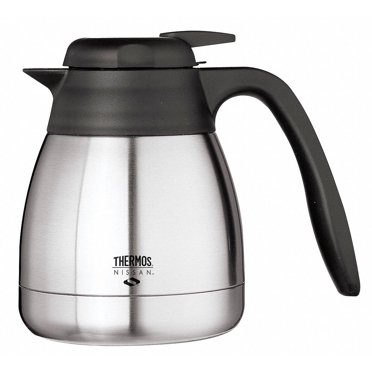 Hormel Stainless Steel Lined Vacuum Carafe, 1.9L, Satin Finish/Black ...