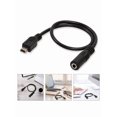 Mini USB To 3.5mm Female Audio Cable For Active Clip Microphone Adapter ...
