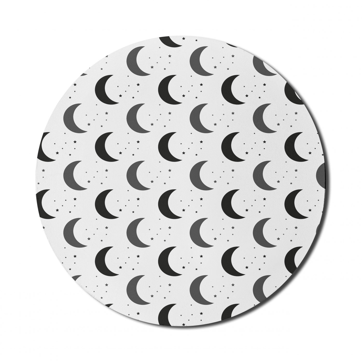 Moon Mouse Pad for Computers, Night Sky Crescents and Stars ...