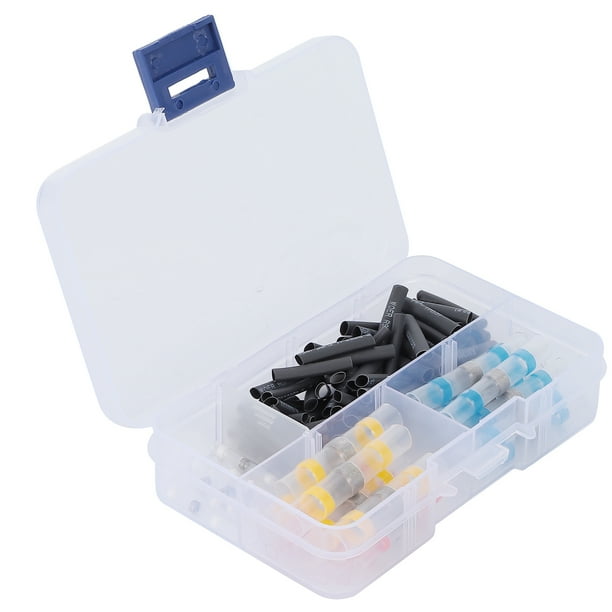 Insulated Electrical Wire Terminals, 100PCS Wire Connectors Ring Seal ...