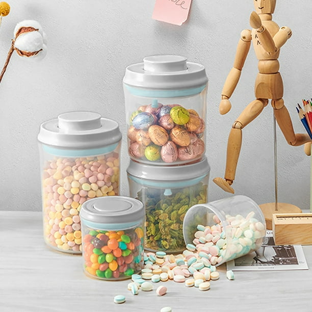 TureClos Grain Dispenser Container Snap-button Sealed Food Storage Tank ...